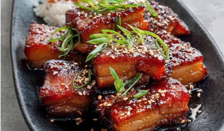 Korean Pork Belly with Sweet Soy Glaze – 5-Star Glaze That Wins Hearts